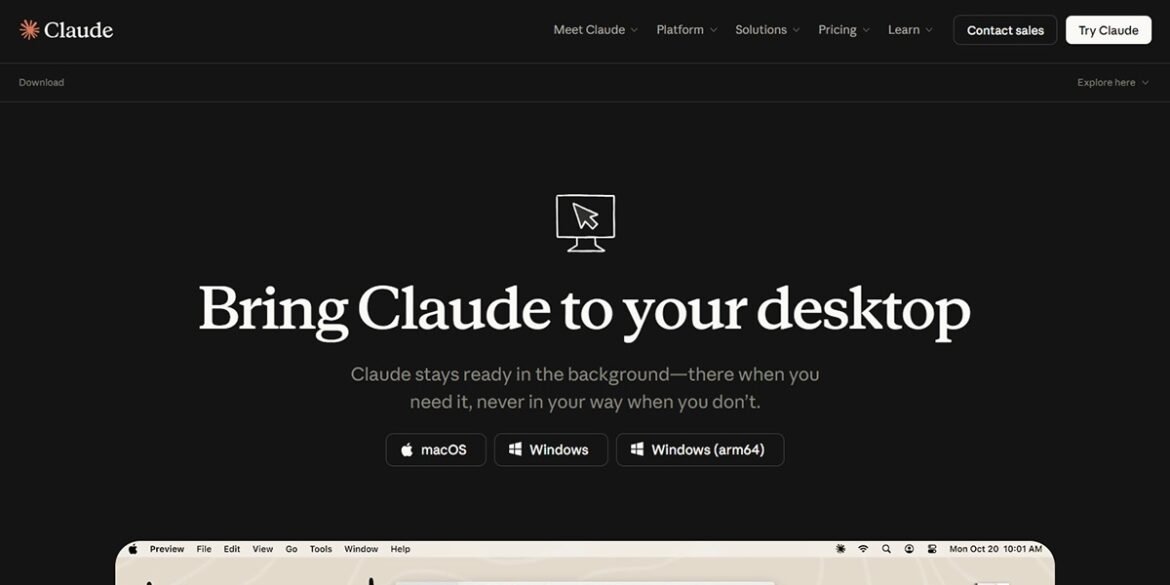 Claude Desktop Debuta en España y Trae Funciones para PC